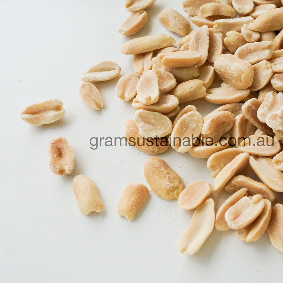 Roasted Peanuts Unsalted - Australian – Gram Sustainable